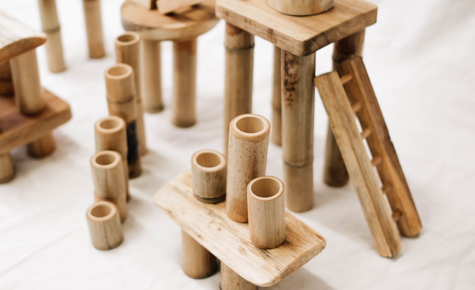 Bamboo Construction Set | Bamboo Kids Toys | Bamboo Baby & Kids