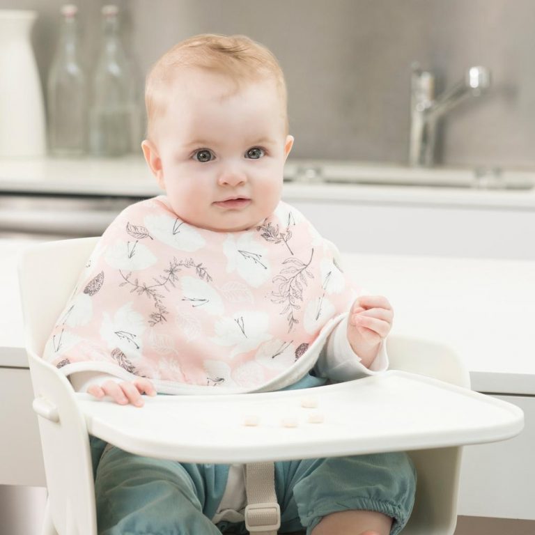 Bamboo Muslin Burpy Bib - Pretty Petals | Bamboo Baby & Kids