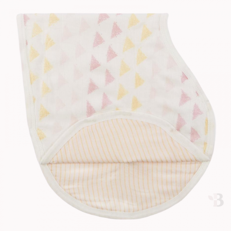 Bamboo Muslin Burpy Bib - Primrose | Bamboo Baby & Kids