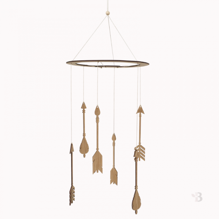 Bamboo Nursery Mobile - Arrows | Bamboo Products for Baby and Kids