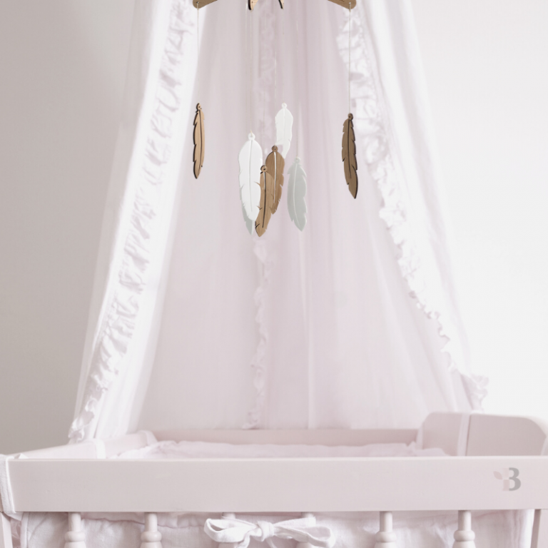 Bamboo Nursery Mobile - Feathers | Bamboo Products for Baby and Kids