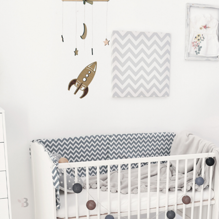 Bamboo Nursery Mobile - Rocket | Bamboo Products for Baby and Kids
