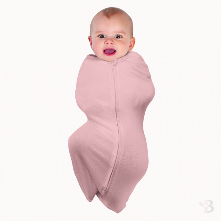 Bamboo Swaddle Pouch - Dusty Pink | Baby Wrap | Bamboo Baby & Kids