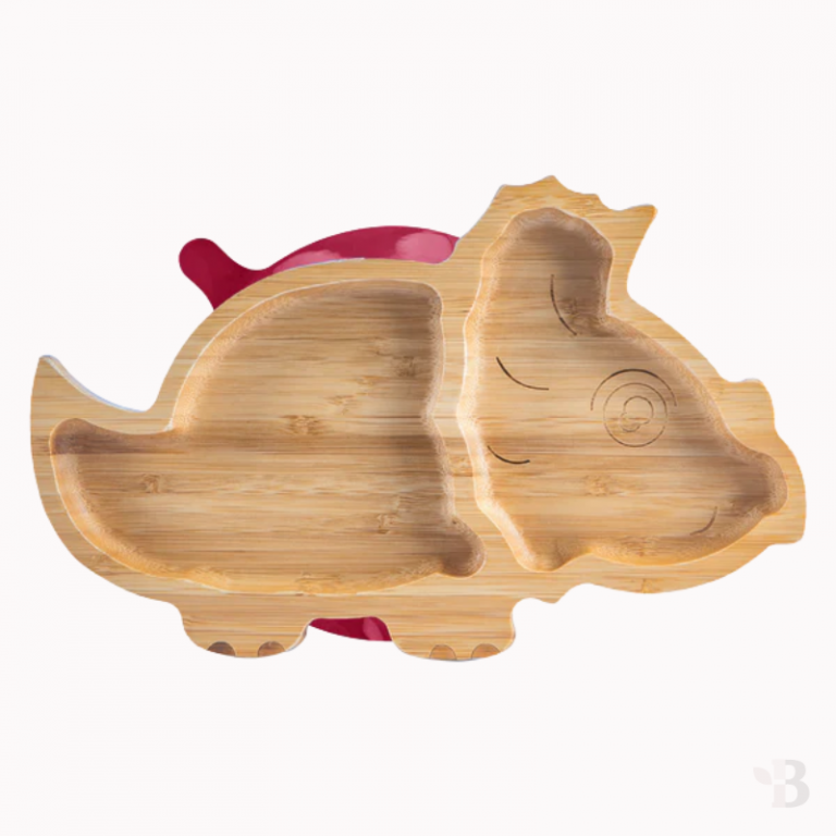 Bamboo Dinosaur Plate | Bamboo Baby Toddler Dinnerware