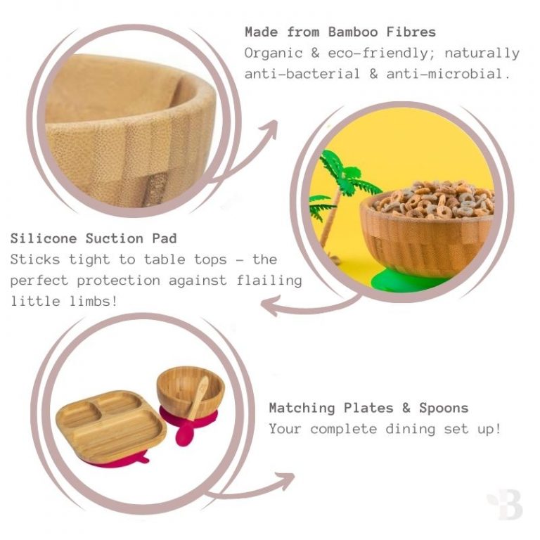 Bamboo Kids Bowl | Bamboo Baby Toddler Dinnerware